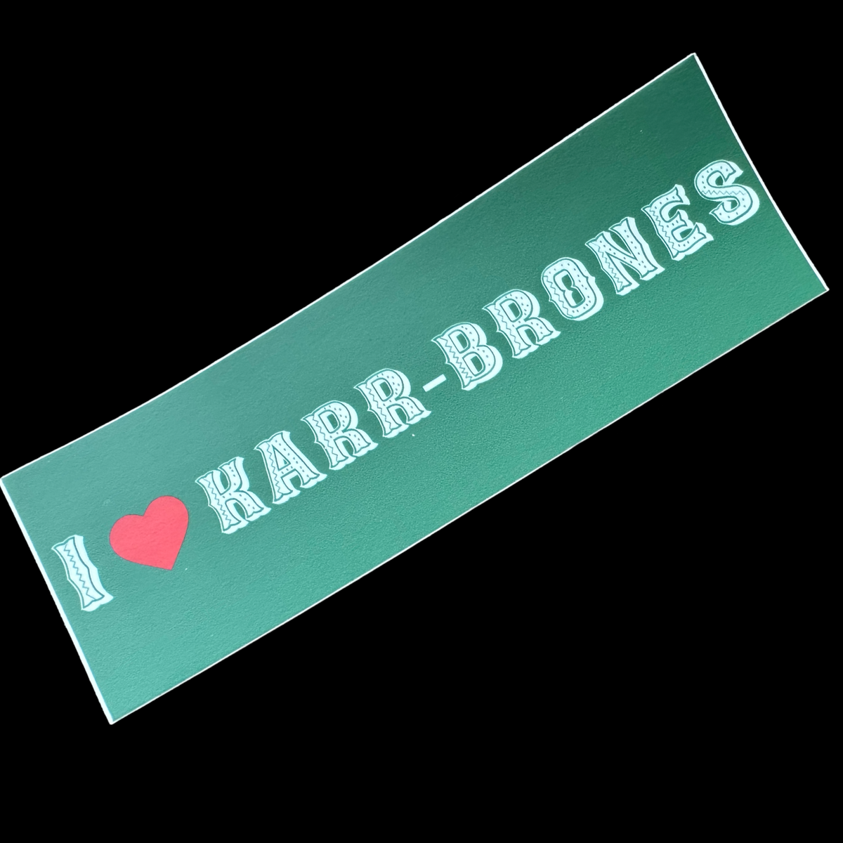 KARR-Brones Sticker – mybestjudy merch