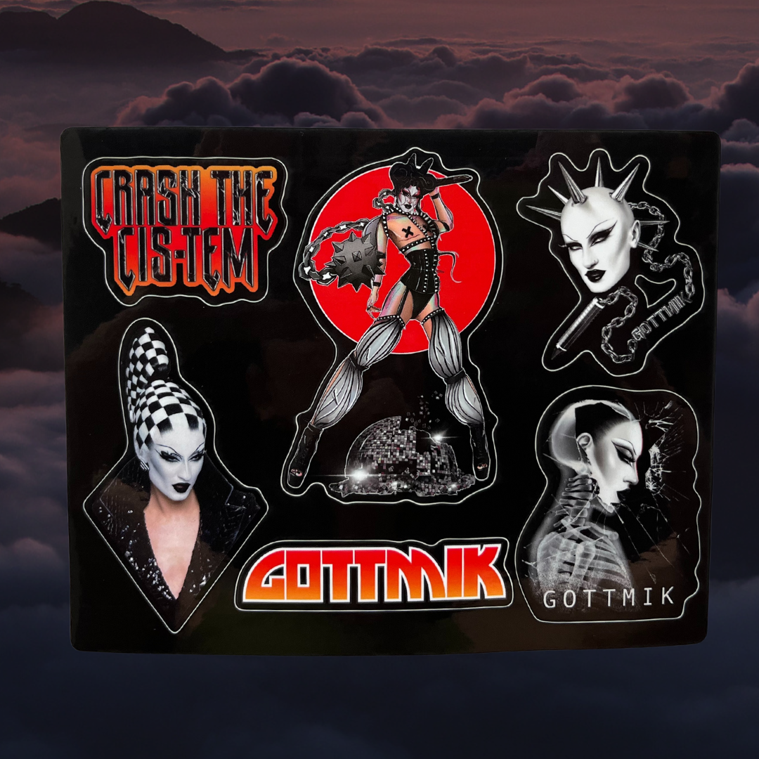 Crash the Cis-tem Sticker Sheet – mybestjudy merch