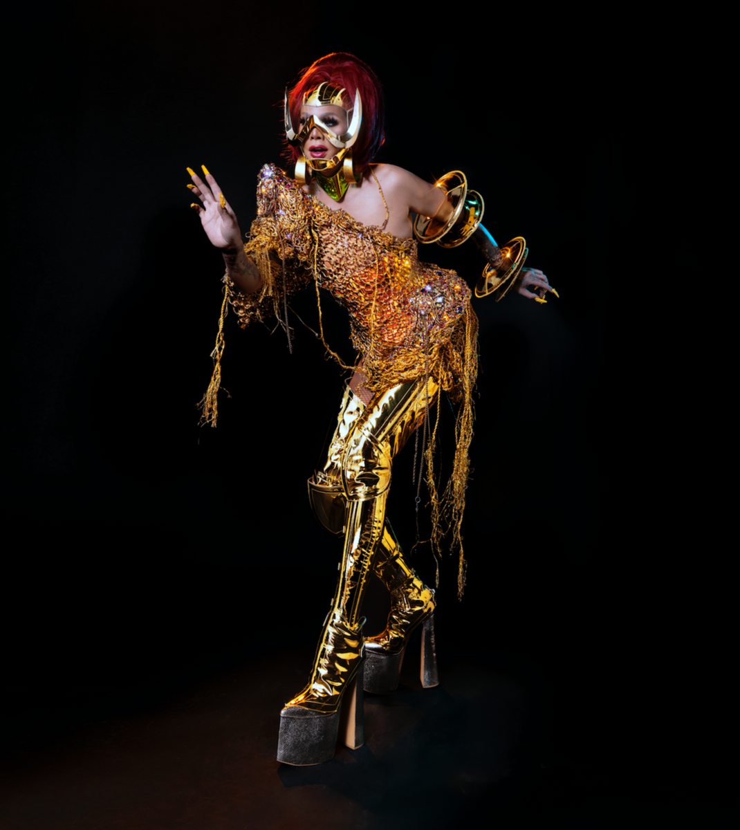 Raja Golden Goddess Signed Print – mybestjudy merch