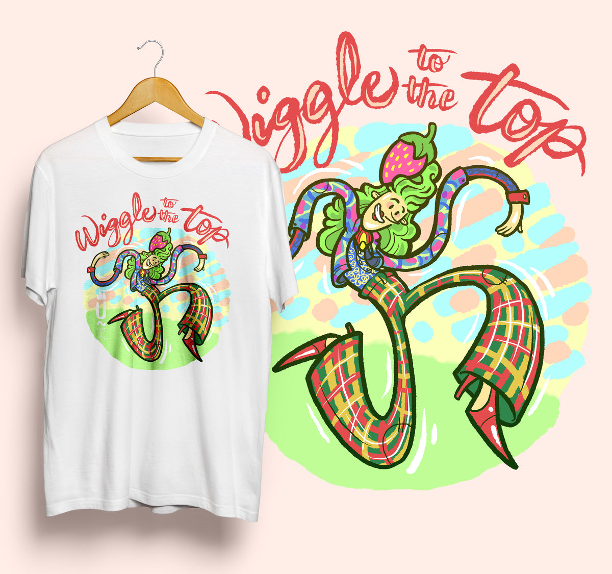 Wiggle To The Top Tee – mybestjudy merch